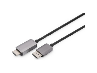 DIGITUS HDMI 2.1 DisplayPort 1.4 Converter Black 1.8m DB-340305-018-S