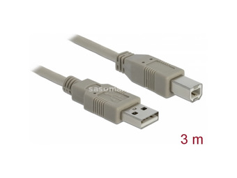 DELOCK USB Connector Gray 3m 82216