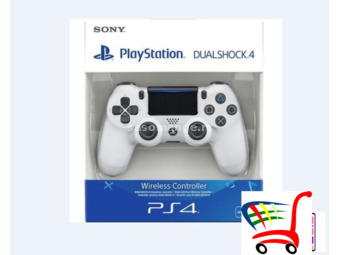 PS4 - PlayStation 4 Wireless GamePad Dzojstik White BELI - PS4 - PlayStation 4 Wireless GamePad D...