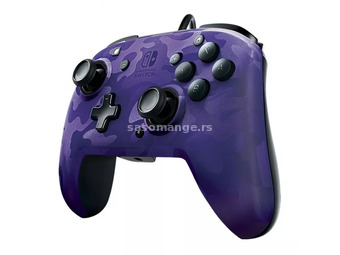 Nintendo Switch Faceoff Deluxe Controller + Audio Camo Purple