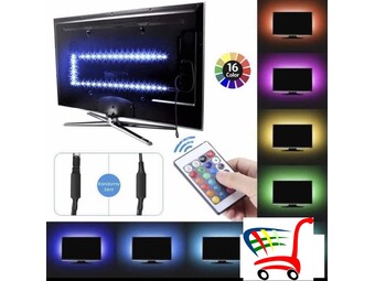 Led traka RGB 5m usb TV dioda - Led traka RGB 5m usb TV dioda