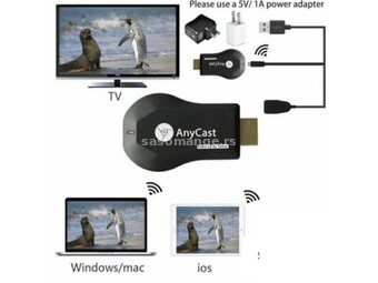AnyCast M9 plus HDMI, FULL HD prijemnik za TV.resiver - AnyCast M9 plus HDMI, FULL HD prijemnik z...