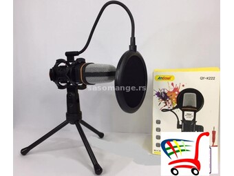 Mikrofon kondenzator Mikrofon QY-K222 - Mikrofon kondenzator Mikrofon QY-K222