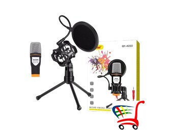 Mikrofon kondenzator - Mikrofon QY-k222 - Mikrofon - Mikrofon kondenzator - Mikrofon QY-k222 - Mi...