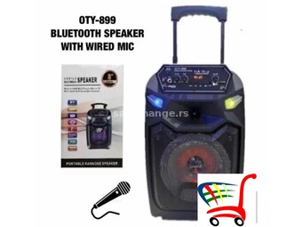 Karaoke zvucnik sa bezicnim mikrofonom OTY 899 - Karaoke zvucnik sa bezicnim mikrofonom OTY 899