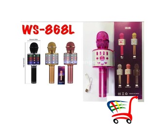 BLUETOOTH karaoke mikrofon WS-868L - BLUETOOTH karaoke mikrofon WS-868L