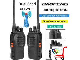 Radiostanica 2 komada BF-888S - Radiostanica 2 komada BF-888S