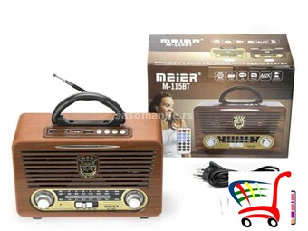 Radio na punjenje - retro izgled - USB,BT,AUX - Radio na punjenje - retro izgled - USB,BT,AUX