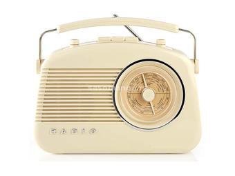 NEDIS RDFM5000BG FM radio off-white