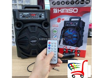 Blutut zvucnik sa karaoke mikrofonom- Bluetooth, FM, SD - Blutut zvucnik sa karaoke mikrofonom- B...