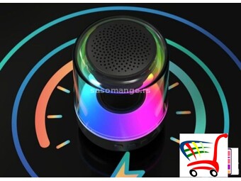 Bluetooth zvučnik sa RGB svetlima - Bluetooth zvučnik sa RGB svetlima