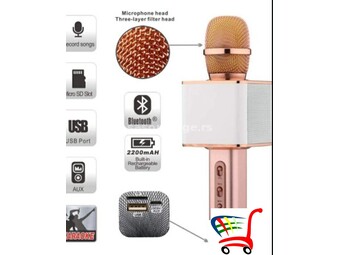 Bluetooth zvučnik mikrofon karaoke - Bluetooth zvučnik mikrofon karaoke
