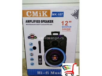 Bluetooth zvučnik Karaoke model MK-107 - bežični mikrofon - Bluetooth zvučnik Karaoke model MK-10...