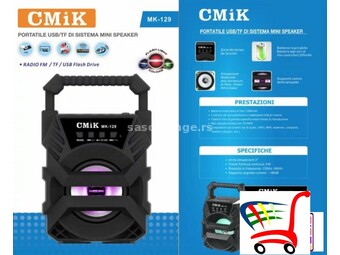 BLUETOOTH zvučnik CMiK MK-129 - BLUETOOTH zvučnik CMiK MK-129