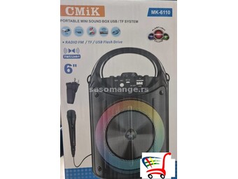 Bežični karaoke blutut zvučnik - CMIK MK 6110 6" - Bežični karaoke blutut zvučnik - CMIK MK 6110 6"