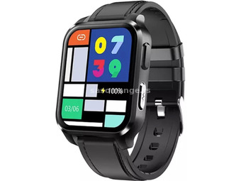SantiFit Uni 30 bluetooth call pulzus- blood pressure- and vŻxig multisport smart watch - Black...