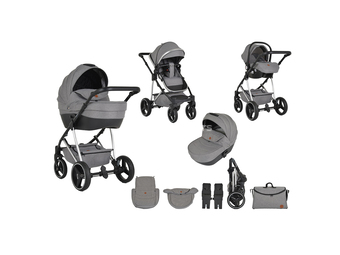 Cangaroo Kolica za bebe Set 3u1 Florence Grey CAN5994