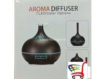 Difuzer aroma - ovlaživač vazduha sa 7 led svetala - Difuzer aroma - ovlaživač vazduha sa 7 led s...