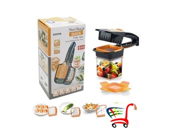 Nicer Dicer Quick super secko 5u1 - Nicer Dicer Quick super secko 5u1