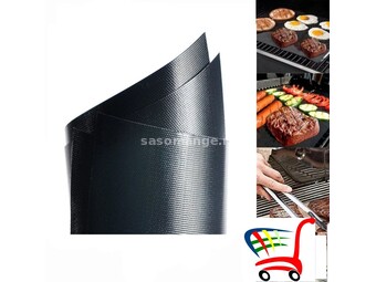 BBQ GRILL MAT - Podloga za rostilj 2 komada - BBQ GRILL MAT - Podloga za rostilj 2 komada