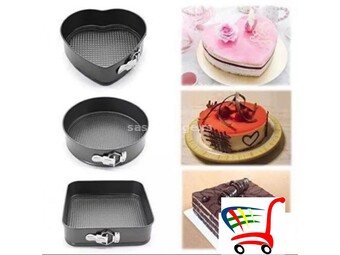 Kalupi za torte 3 kom Set Modle za torte 3 oblika Kalup - Kalupi za torte 3 kom Set Modle za tort...