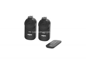 Utičnica Wireless R-GB-429(GS) IP44 set 2+1 sa daljinskim upravljačem max. 1000W 44083