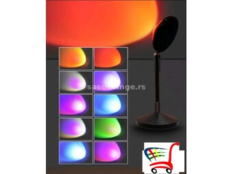 Nocna lampa RGB Sunset 16 boja USB - Nocna lampa RGB Sunset 16 boja USB