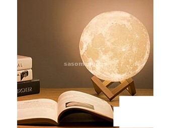 3D Meseceva lampa sa postoljem- - 3D Meseceva lampa sa postoljem-