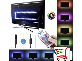 RGB led traka 5m USB TV dioda - RGB led traka 5m USB TV dioda