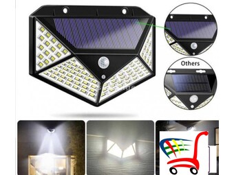 Solarni Reflektor 4 komada SOLARNA LAMPA 100 Dioda - Solarni Reflektor 4 komada SOLARNA LAMPA 100...