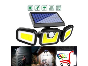 LF-1725B Solarno Svetlo Zidni REFLEKTOR 100 LED Dioda - LF-1725B Solarno Svetlo Zidni REFLEKTOR 1...