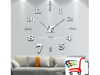 Zidni sat Diy Clock - rimiski ili arapski brojevi - Zidni sat Diy Clock - rimiski ili arapski bro...