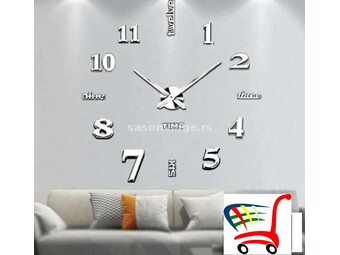 Zidni sat DIY CLOCK - rimski ili arapski brojevi - Zidni sat DIY CLOCK - rimski ili arapski brojevi