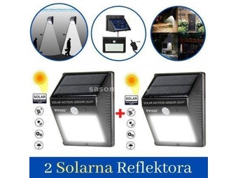 2 Solarna Led Reflektora (20 dioda)