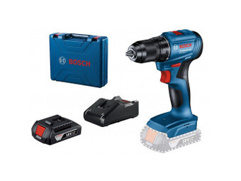 BOSCH GSR 185-Li Akumulatorska bušilica - odvrtač; 18V; 1x2,0 Ah + kofer 06019K3001