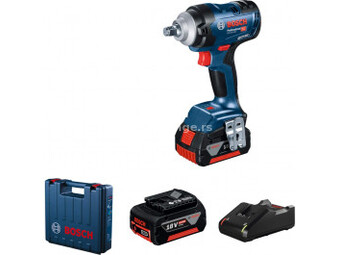 BOSCH Akumulatorski udarni odvrtač GDS 18V-400; 18V; 2x5,0Ah 06019K0020