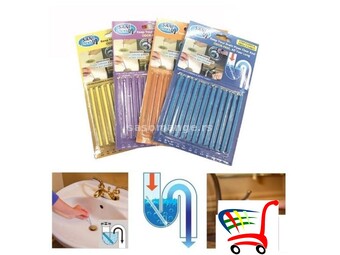 Sani Sticks - Magicni stapici Za ČIŠĆENJE Slivnika i Odvoda - Sani Sticks - Magicni stapici Za ČI...