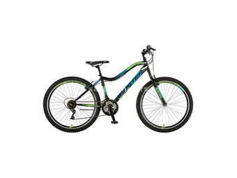Bicikl Booster GALAXY B260S00220 Black-Blue-Green, Crna / Plava / Zelena, 18 brzina