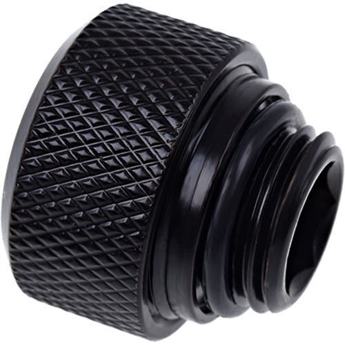 Alphacool Eiszapfen 13mm HardTube kompresioni fiting G1/4 - tamno crni