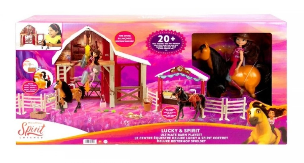 DREAMWORKS DELUXE LUCKY & SPIRIT ULTIMATE BARN HBT16