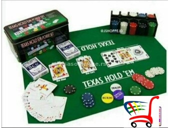 Set čipova za texas holdem poker - čipovi za poker - Set čipova za texas holdem poker - čipovi za...