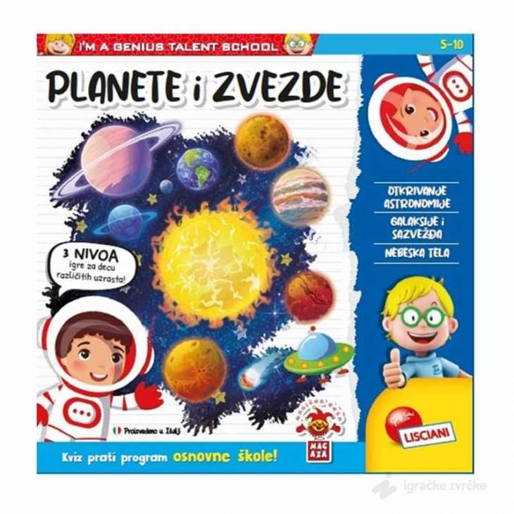 Mali Genije edukativni set PLANETE I ZVEZDE