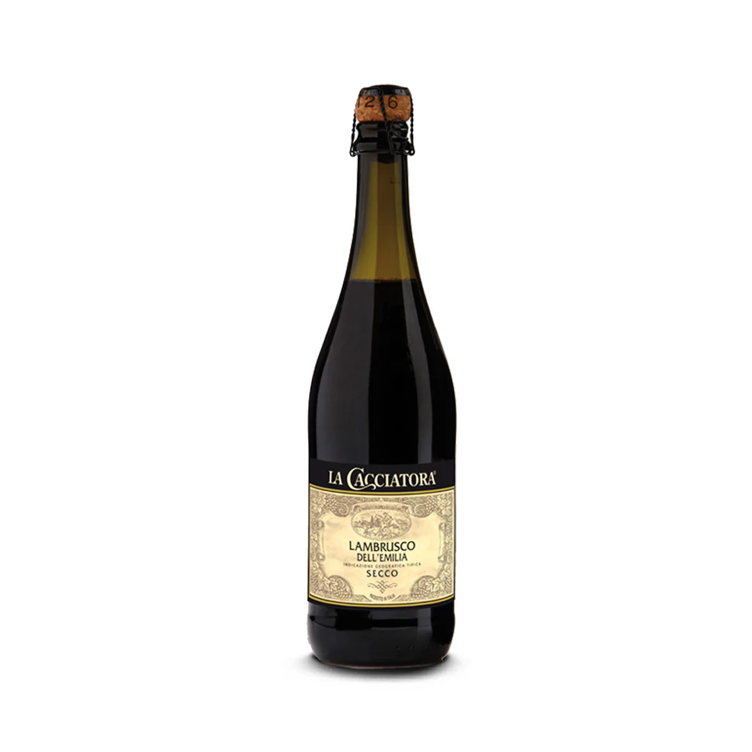 LAMBRUSCO DELL'EMILIA AMABILE LA CACCIATORA 0,75 L