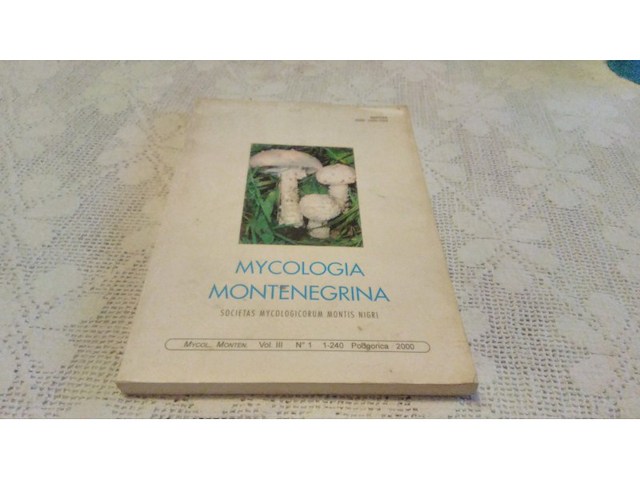 MYCOLOGIA MONTENEGRINA,,VOL III,,N`1