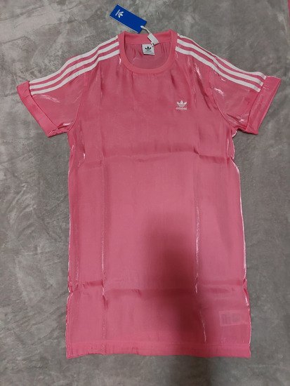 Adidas Originals poluprovidna svetlucava haljina