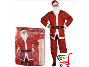 Komplet kostim Deda Mraz za odrasle - Komplet kostim Deda Mraz za odrasle