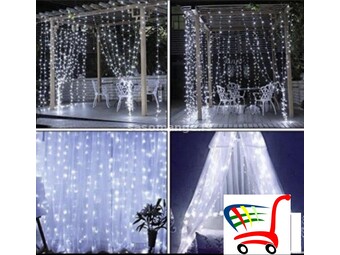 LED zavese godisnje 6x2. metra Vodootporne - LED zavese godisnje 6x2. metra Vodootporne