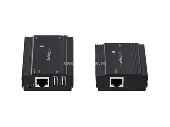 STARTECH 4-Port USB 2.0 Extender Hub over Single CAT5e/CAT6 Ethernet Cable (RJ45) - 330ft (100m)