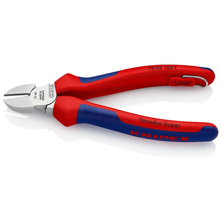 Knipex – Bočne sečice hromirane 160 mm – 70 05 160 T BK