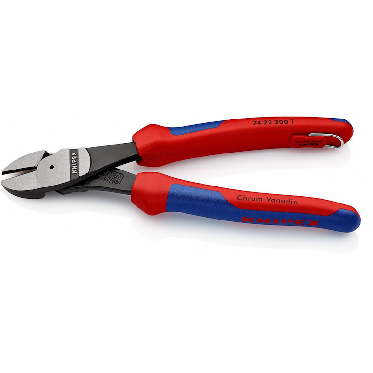 Knipex – Bočne sečice ojačane 200 mm – 74 22 200 T BK